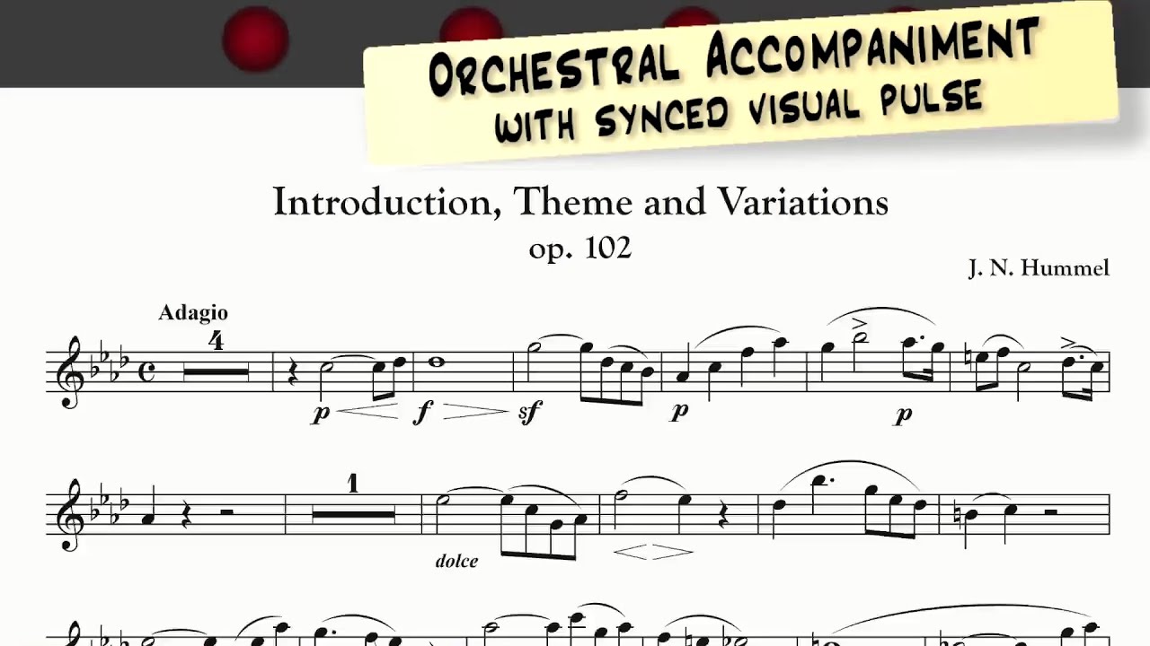J. N. Hummel - Introduction, Theme and Variations - ORCHESTRAL ...