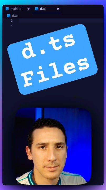 Dts File In Typescript Typescript Typescripttutorial Coding Programming Youtube