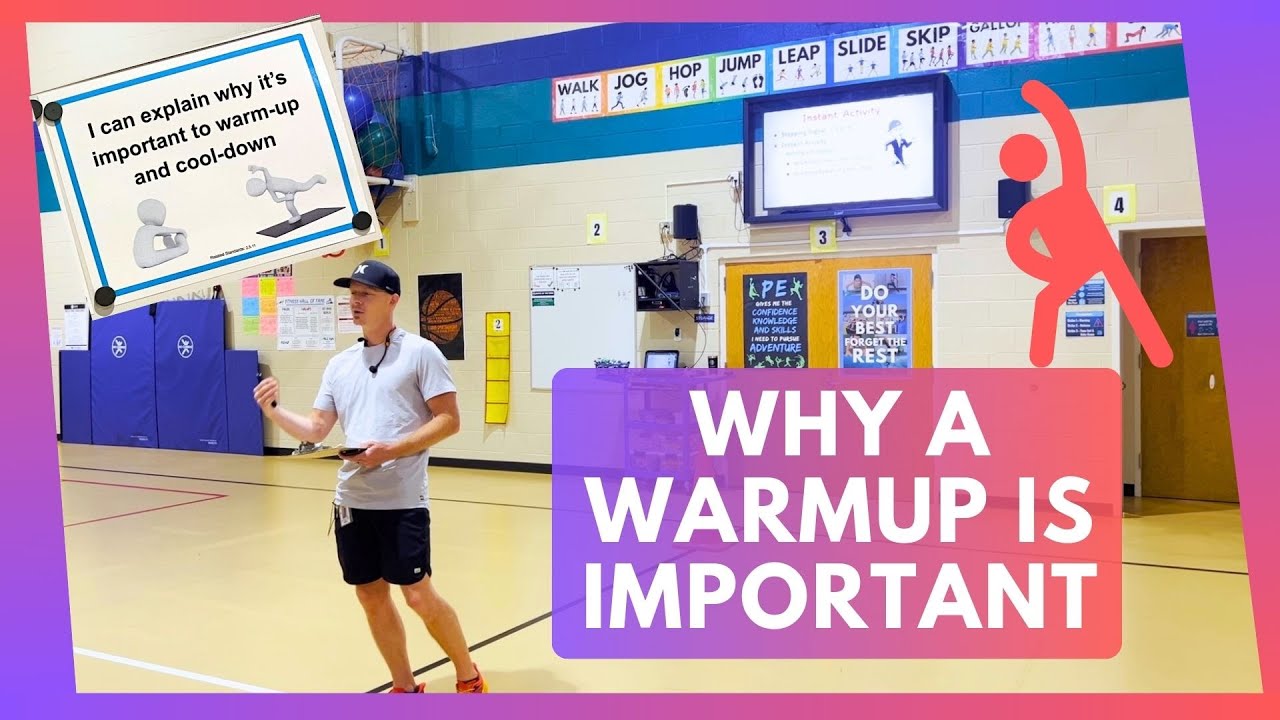 Explaining the WHY behind our Daily Warmup in PE Class - YouTube