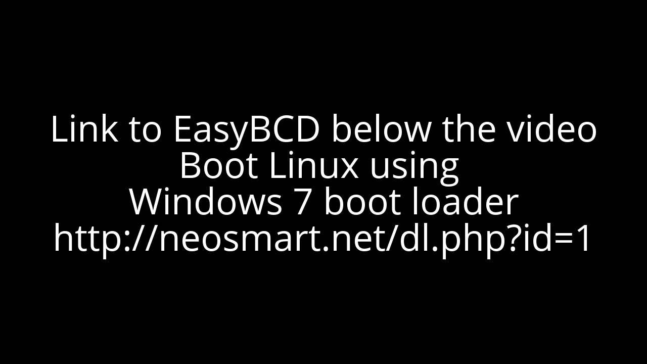 Boot Linux using Windows 7 boot loader FIX GRUB AFTER WINDOWS ...
