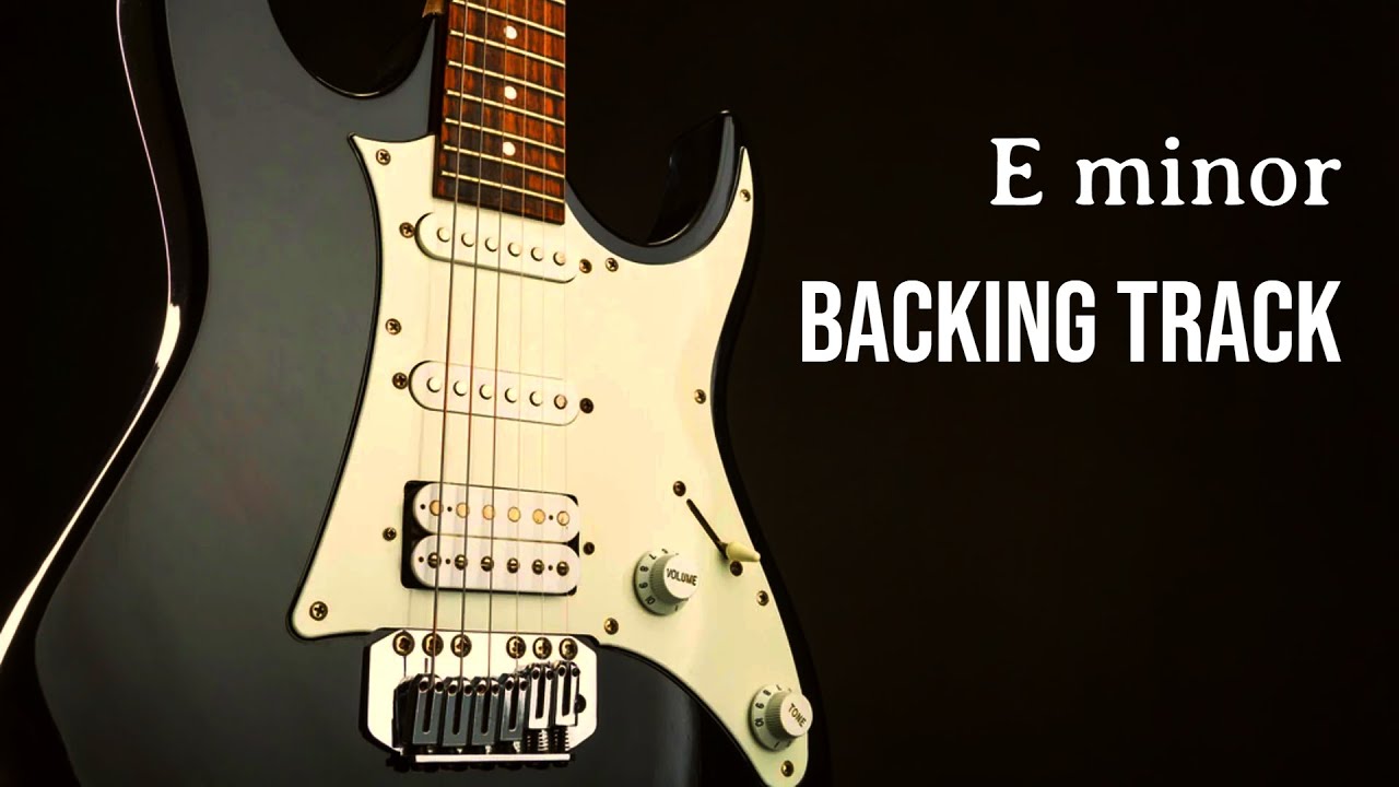 E minor Rock Backing track - YouTube