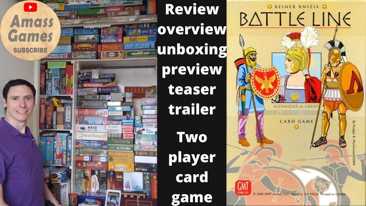 How to play Battle Line two player Reiner Knizia board game AmassGames ...