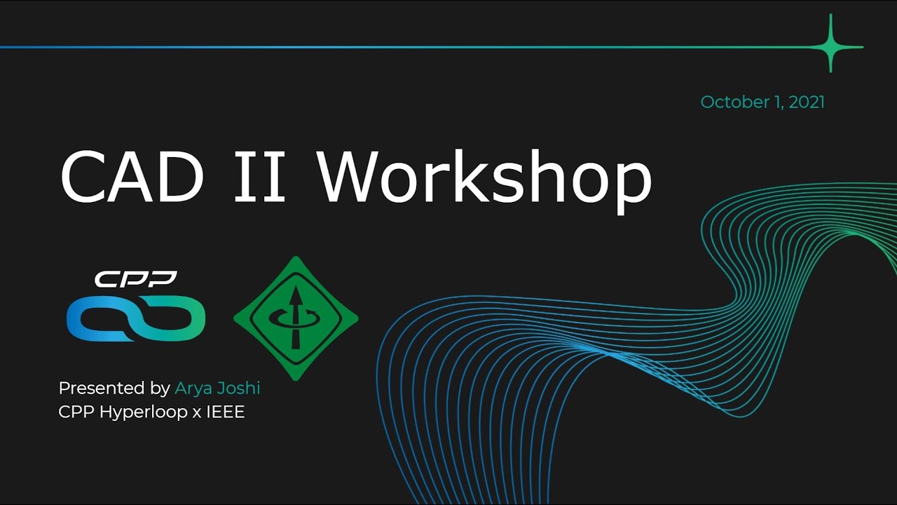 [10/1/2021] CAD II Workshop - YouTube