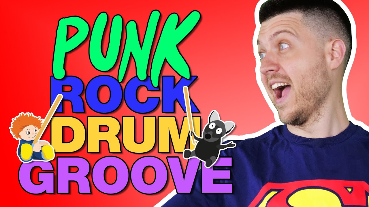 My FIRST Punk Rock drum groove! Blink 182, Green Day, Sting. Drum ...