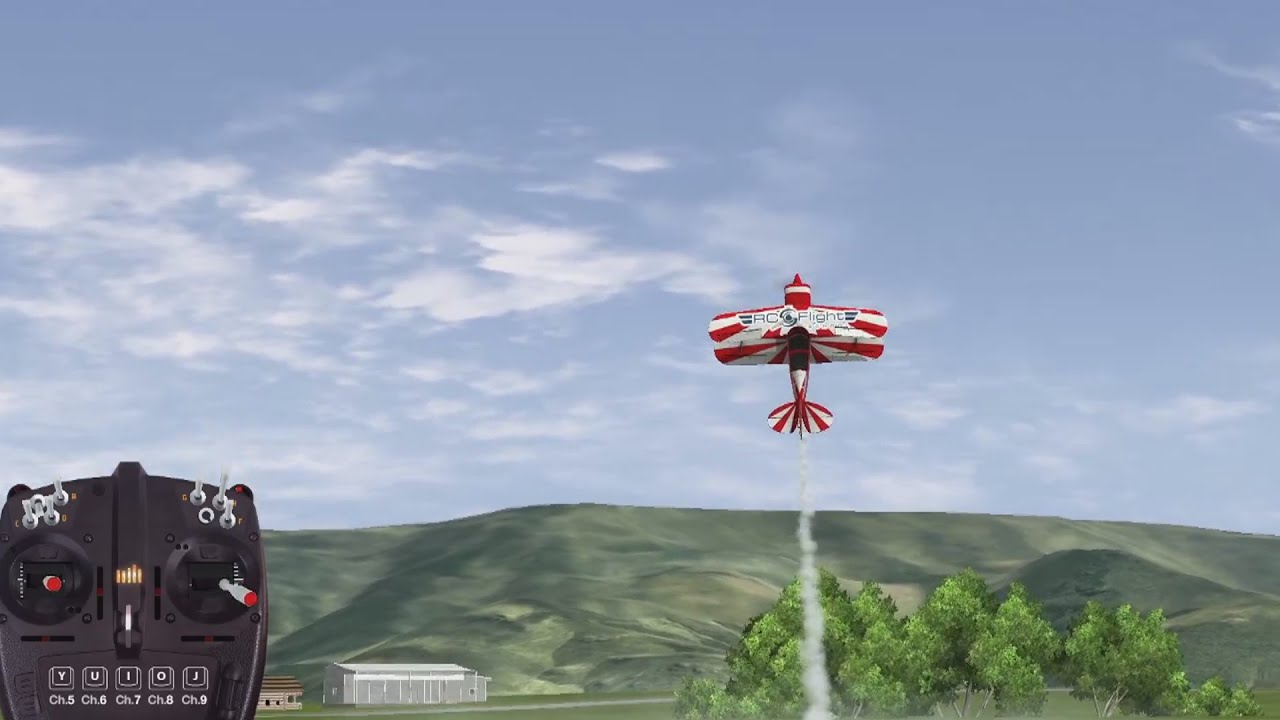 RealFlight H9 Pitts S2B Short Airshow - YouTube