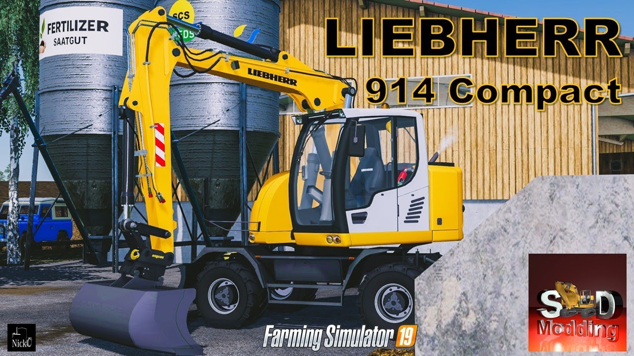 FS 19 ⛏️ Liebherr 914 Compact by Surfduck Modding - Presentazione mod ...