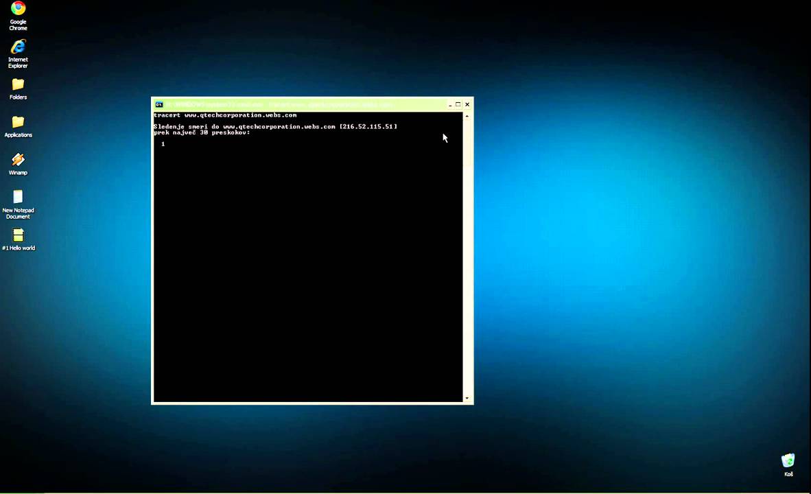 How to trace a URL - YouTube