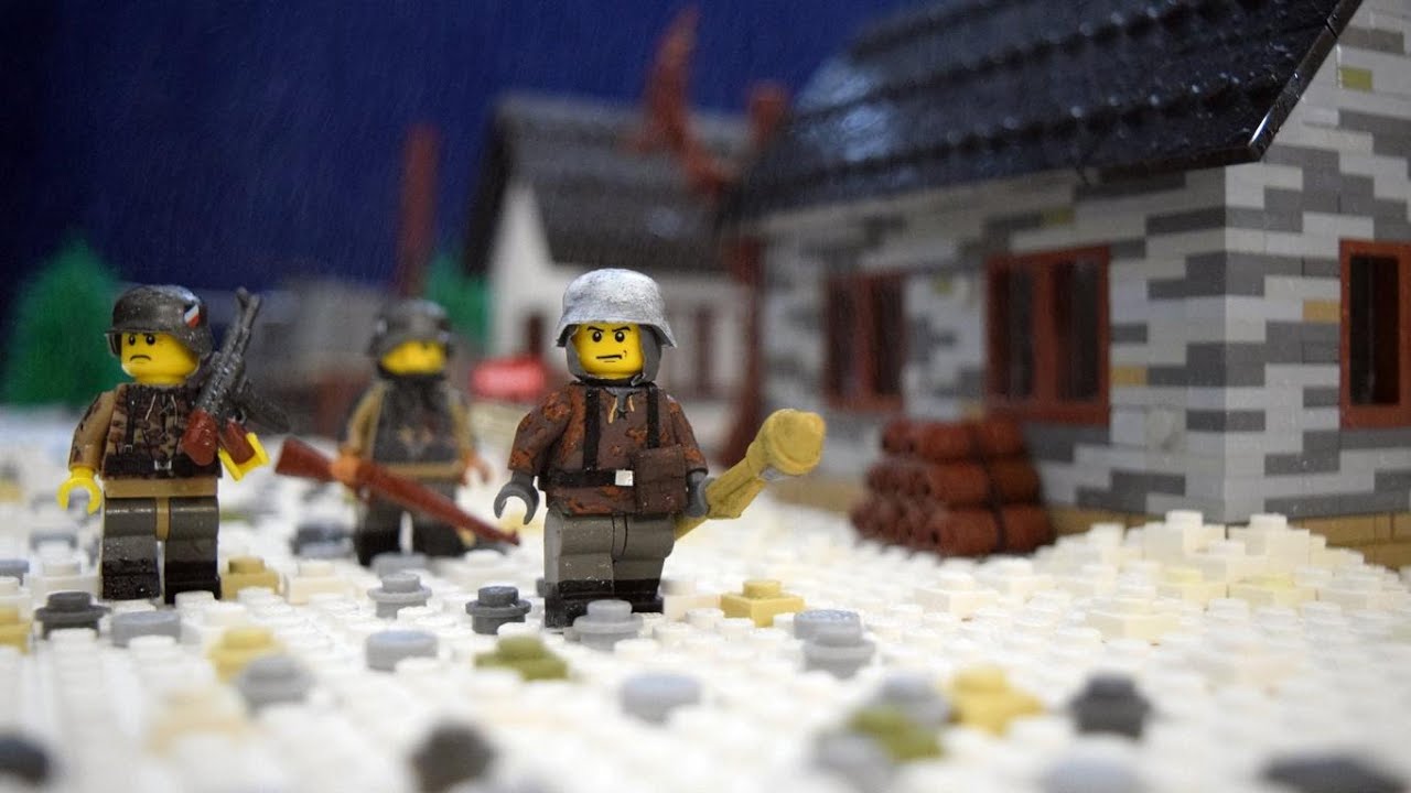 Lego WW2 Ardennes 1944 Scene - Making Of | molegode | HD - YouTube