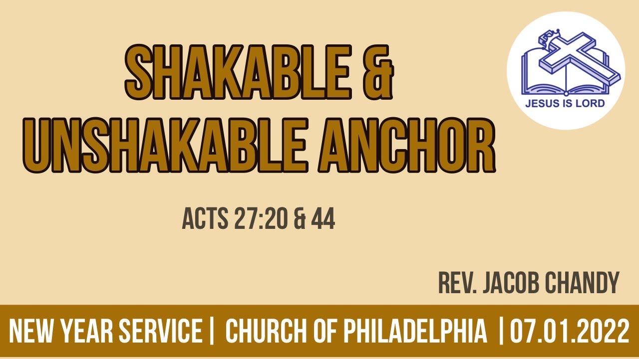 Friday Main Service| Rev. Jacob Chandy | Church of Philadelphia Bahrain ...