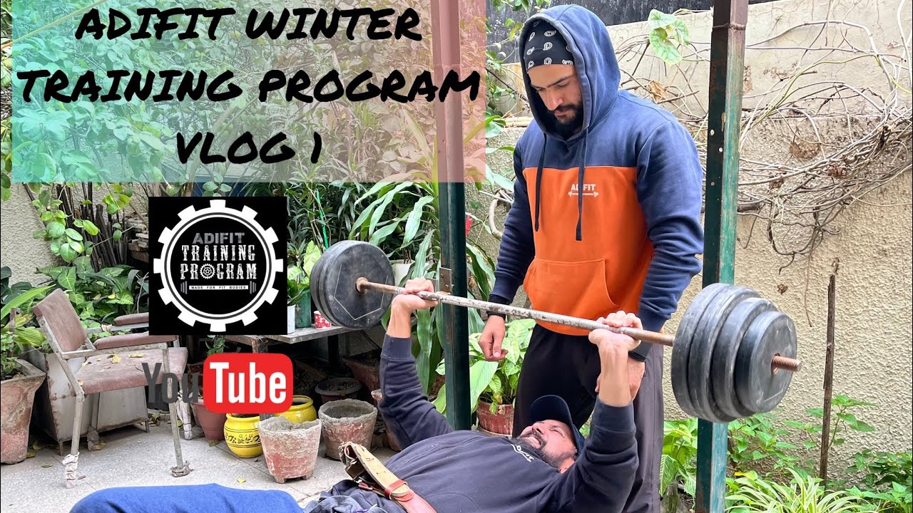 Winter Training VLOG 1| Middle & Lower Chest Split Workout - YouTube