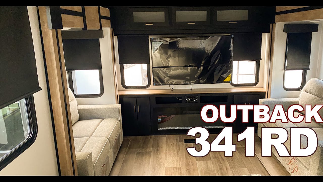 Outback 341RD rear den travel trailer - Primeaux RV - YouTube