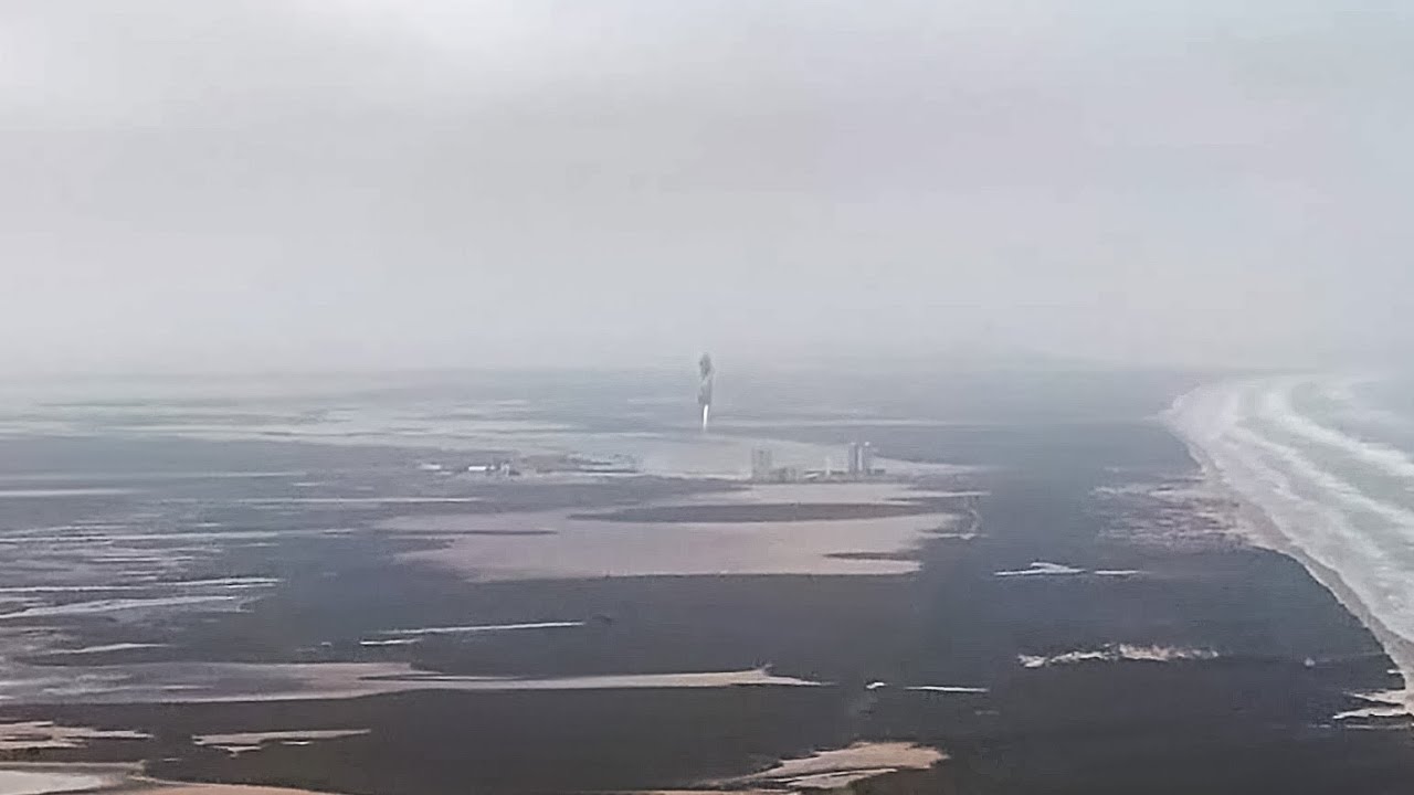 [livestream] SN15 Test Flight (aerial view from México) - YouTube