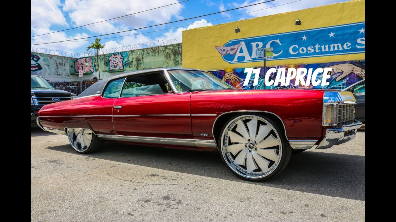 Candy red 71 Caprice Classic on Amani Forged in HD (must see) - YouTube