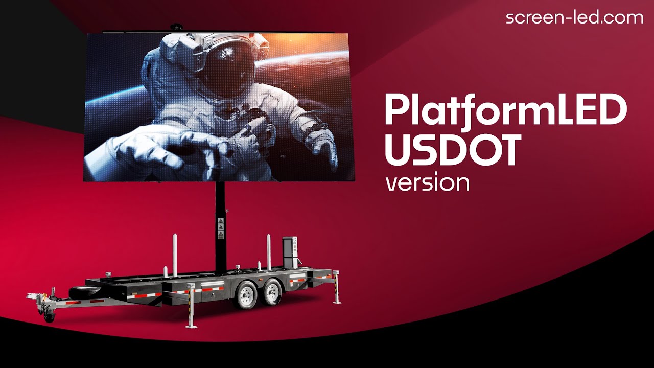PlatformLED USA - promo movie - USDOT version - mobile LED screen ...