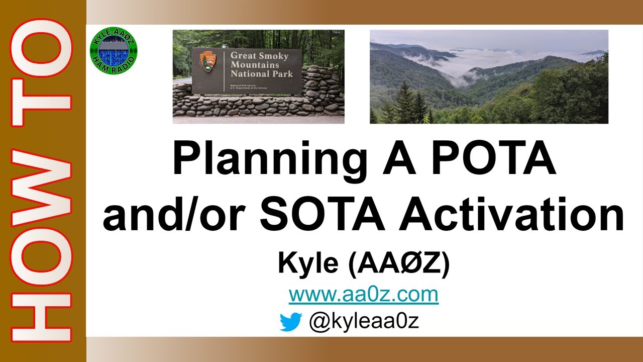 Ham Radio POTA SOTA - How To Plan A POTA or SOTA Activation - YouTube