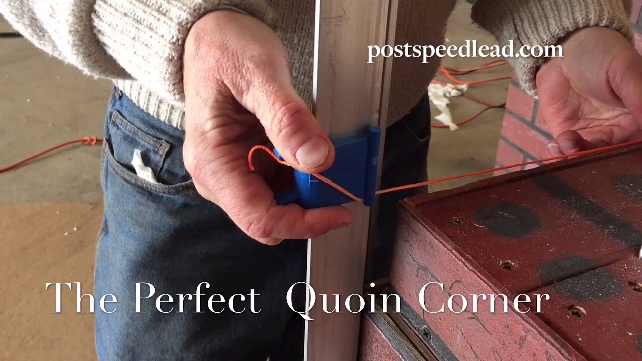 Post Speed Lead Quoin Corner - YouTube