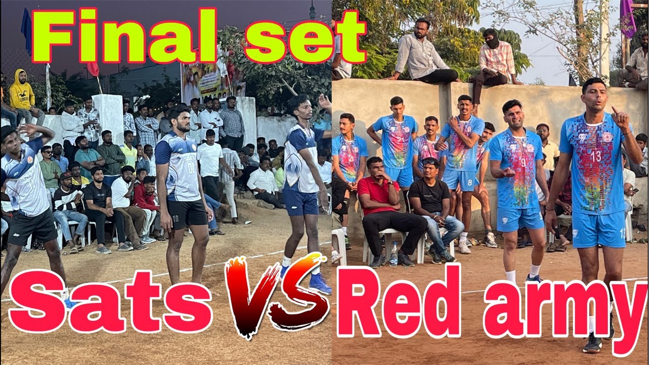 Final set || sats vs army team mamidipalli - YouTube