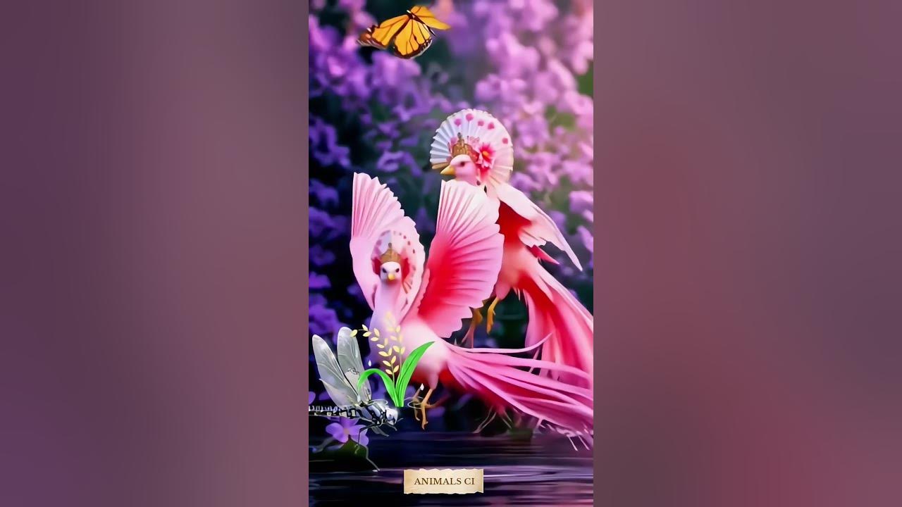 Watch the lovebirds dancing together under the warm sun, turning the ...