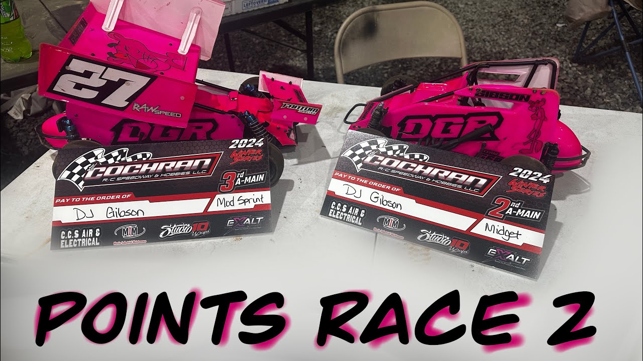 Rc Dirt Oval Racing! POINTS RACE 2! - YouTube
