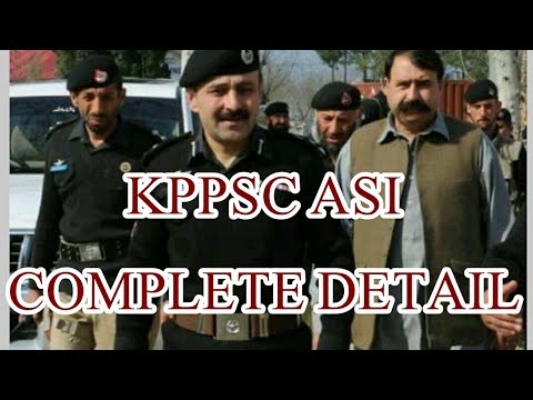 Assistant Sub Inspector in police KPPSC complete guidline - YouTube
