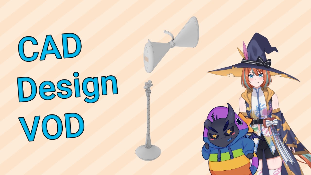 Basic CAD design stream with AI Vision using moondream (VOD 29/11/2024 ...