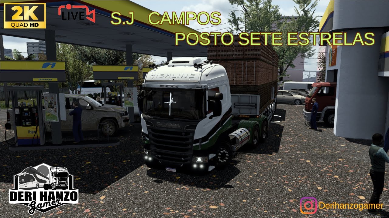 ETS2 /CARGA PESADA PARA S.J CAMPOS // POSTO SETE ESTRELAS - YouTube