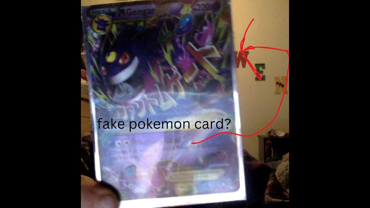 how to spot a fake pokemon card part one - YouTube