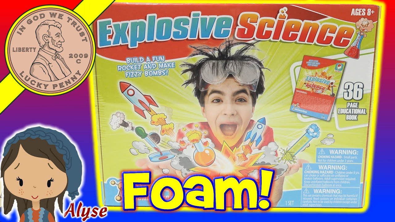 Explosive Science Kids Experiment Kit - We Make Two Experiments! - YouTube