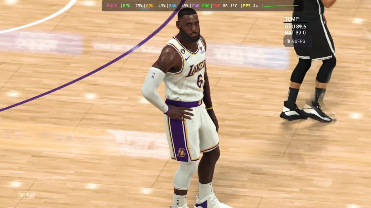 NBA 2K25 MAX GRAPHICS 1080p on SNAPDRAGON 8 ELITE with [FRAME ...