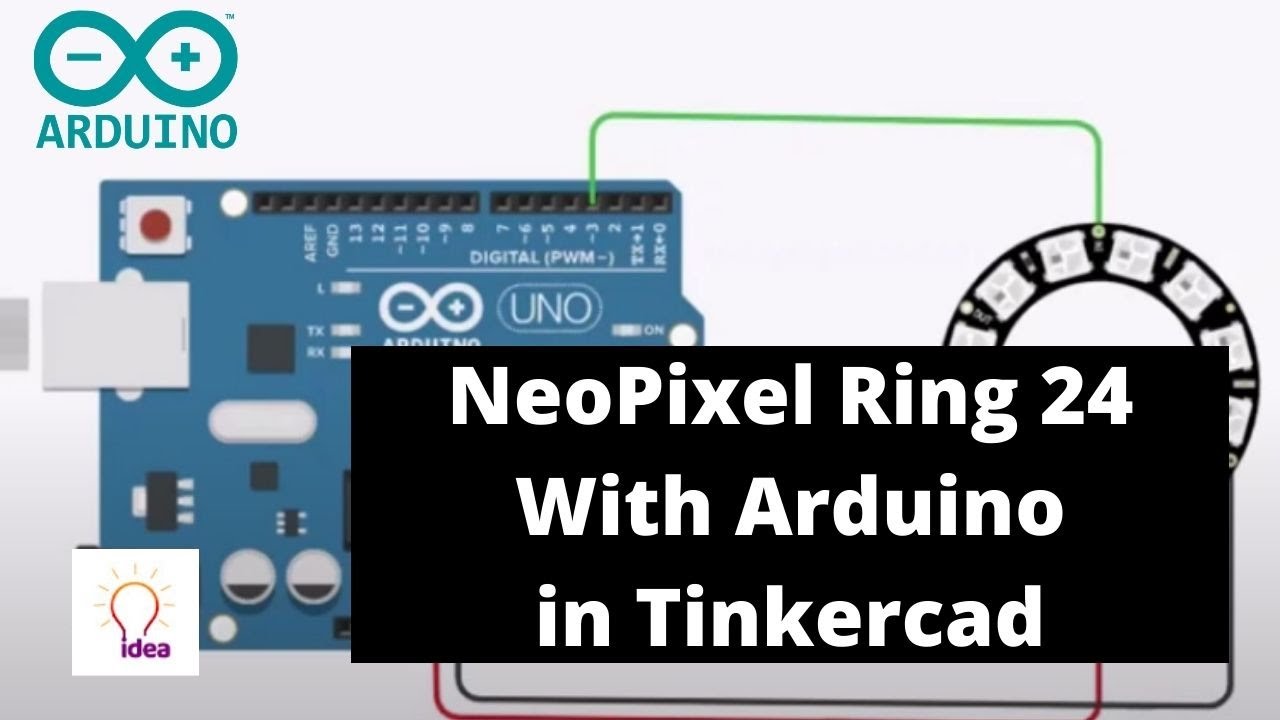 NeoPixel Ring 24 With Arduino | NeoPixel | Arduino Project - YouTube