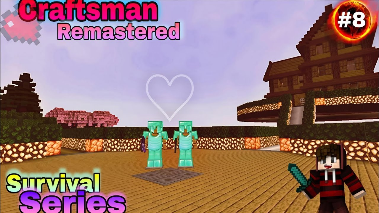 🏠 House Upgrade & Max Armor Setup in Craftsman Remastered | Villager ...