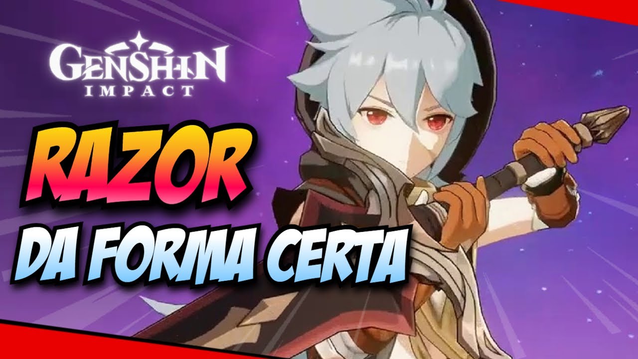 COMO TRANSFORMAR O RAZOR NO SEU MAIN DPS !!! - Genshin Impact Razor ...