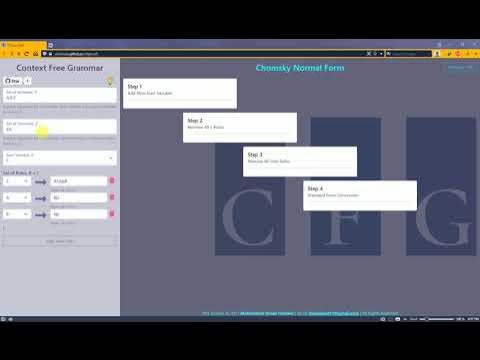 CFG to CNF Conversion - YouTube