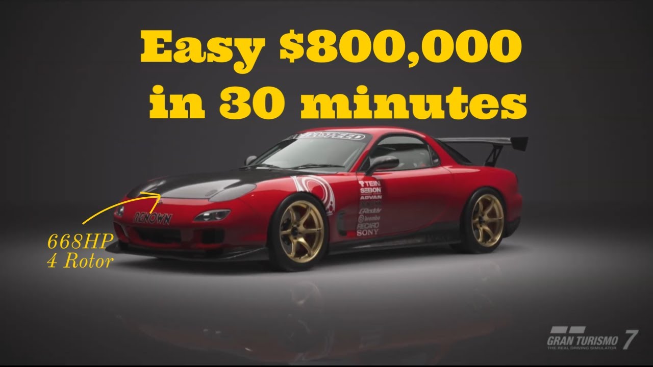 Easy money race Gran Turismo 7 | $800,000 in 30 Minutes | update 1.50 ...