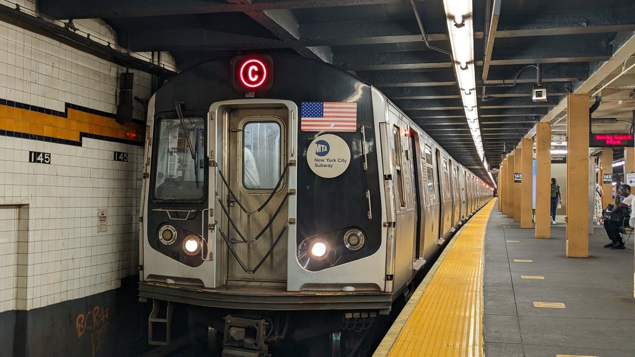 NYC Subway: R160 Running on the C Line! (8/26/23) - YouTube