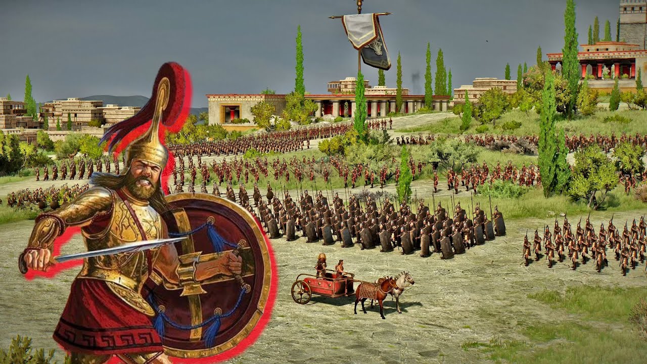 Total War Saga Troy Gameplay | Epic Cinematic Siege Battle | Sparta vs ...