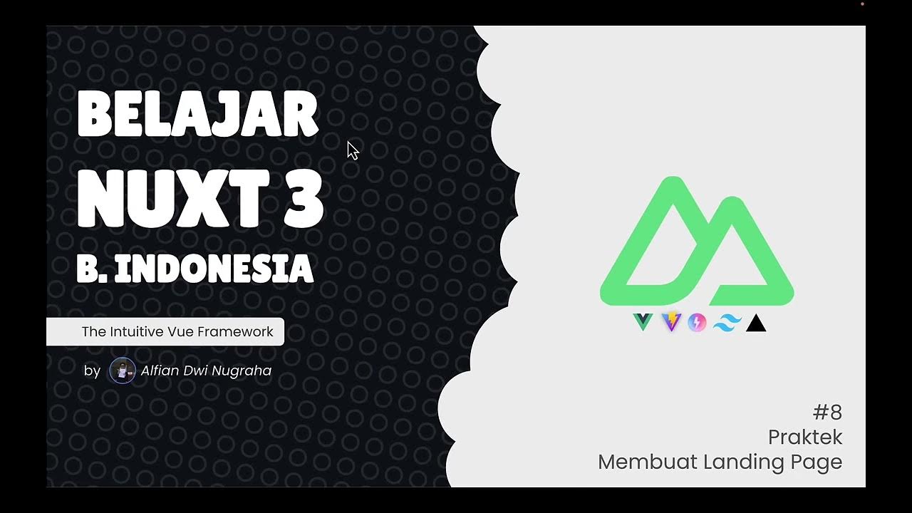 Belajar Nuxt 3 Bahasa Indonesia - #8 Praktek Landing Page Sederhana - YouTube