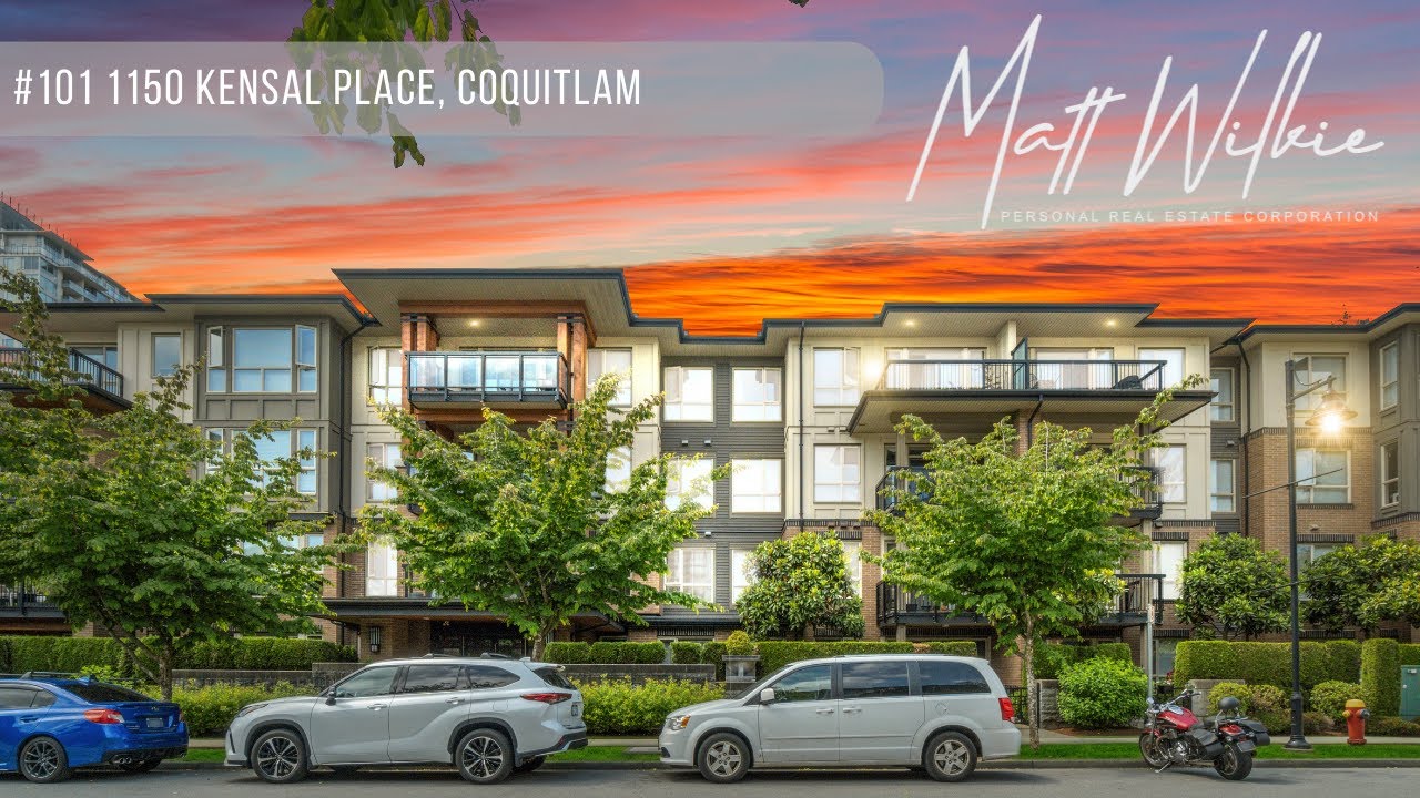 GORGEOUS Central Coquitlam Condo *PROPERTY TOUR* 101-1150 Kensal Place ...