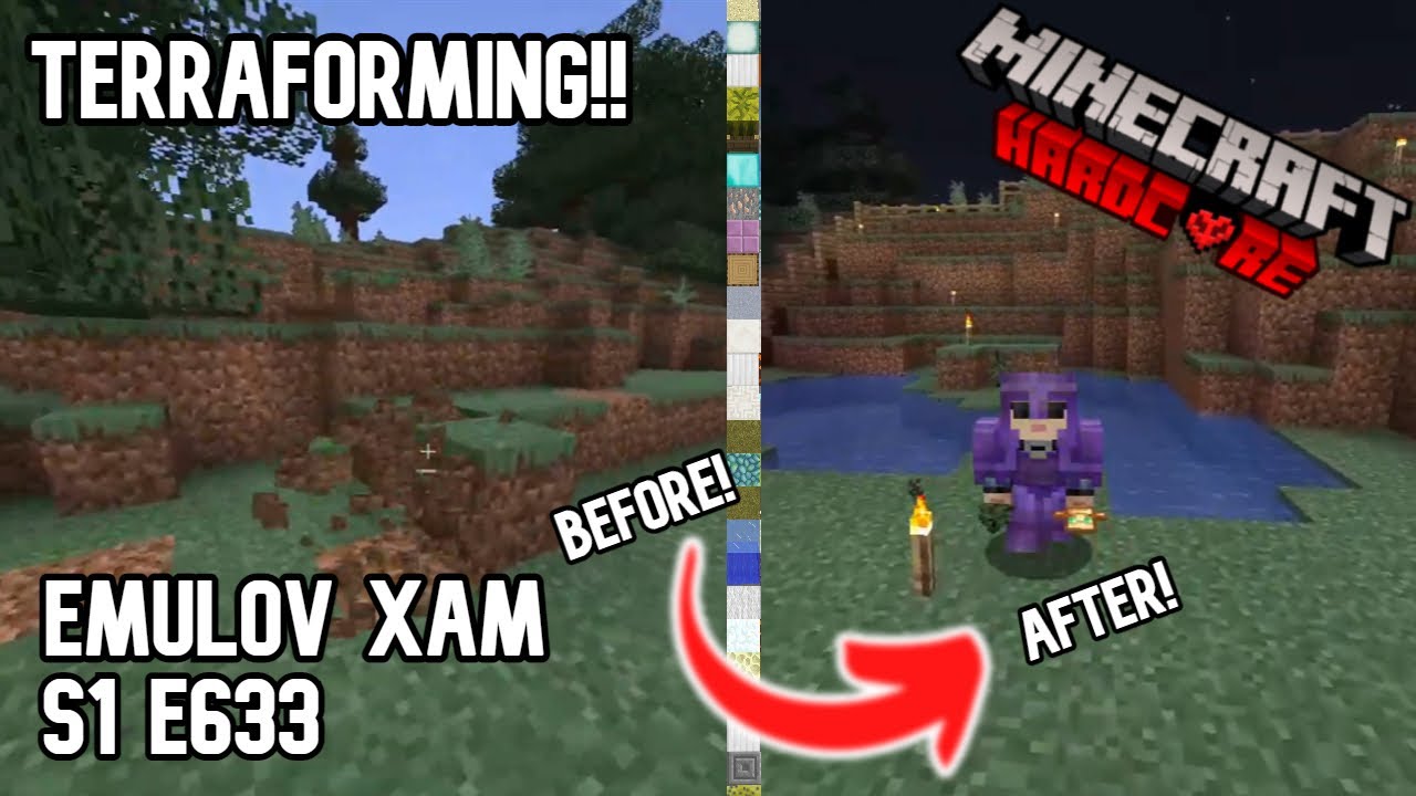 Terraforming!! Minecraft Hardcore Let's play S1 E633 - YouTube