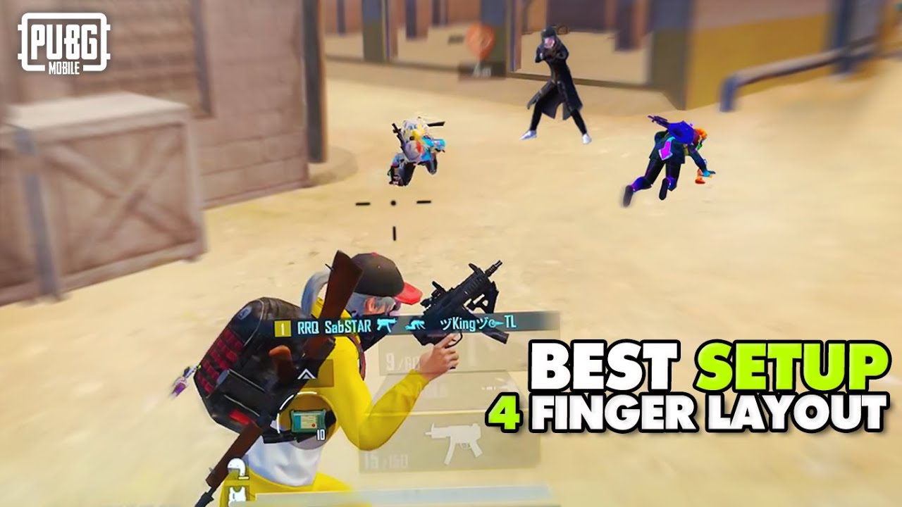 BEST 4 FINGER CONTROL LAYOUT PUBG MOBILE | SABSTAR GAMING - YouTube