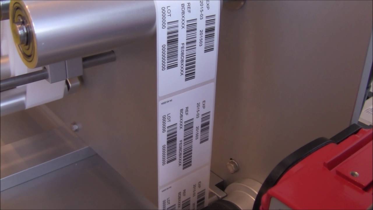 Roll to roll print and check of label - YouTube