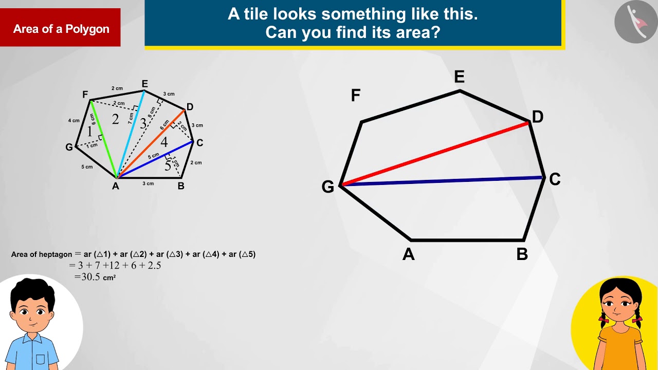 Area of a polygon | Part 1/2 | English | Class 8 - YouTube