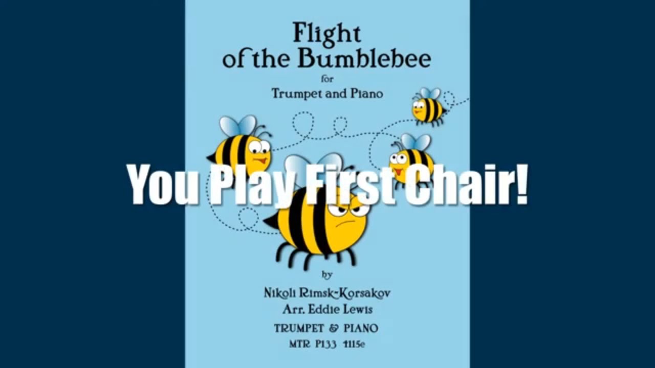 Trumpet Play-Along: Flight of the Bumblebee EASY - YouTube