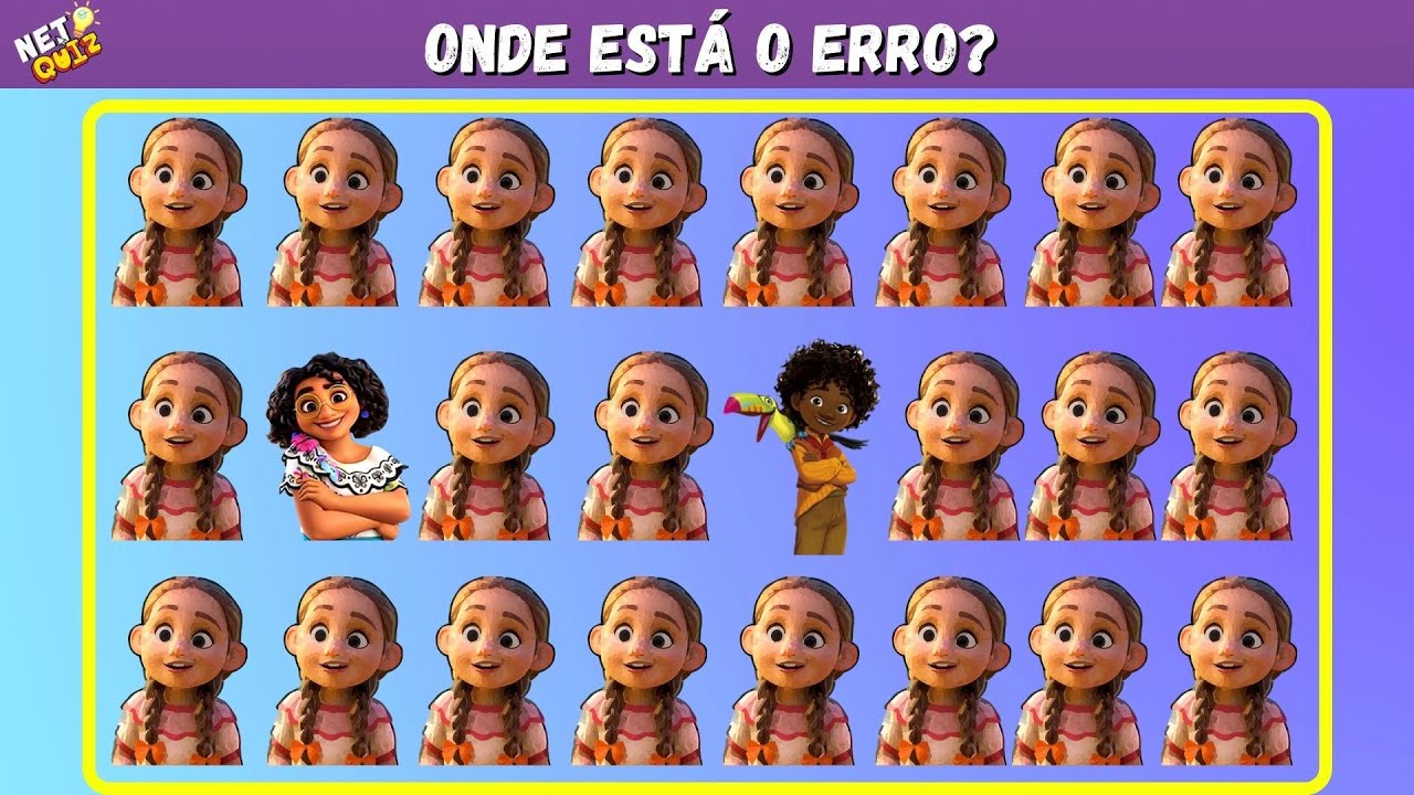 🤩[TOP12] DESAFIOS ENCANTO | ACHE O ERRO ENCANTO | QUIZ ENCANTO ...