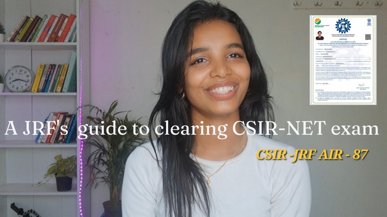 A JRF's guide to clearing CSIR-NET exam! | AIR - 87 #csirnet #gate # ...