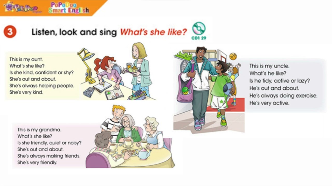 Sing Pecs Unit 2 Lesson 1: 3. Listen, Look And Sing | GIVE ME FIVE
