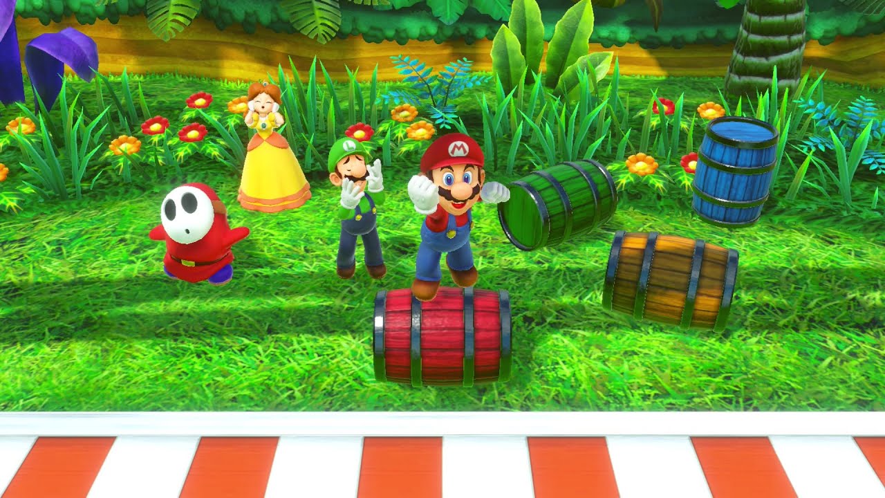 Super Mario Party - Barreling Along - YouTube