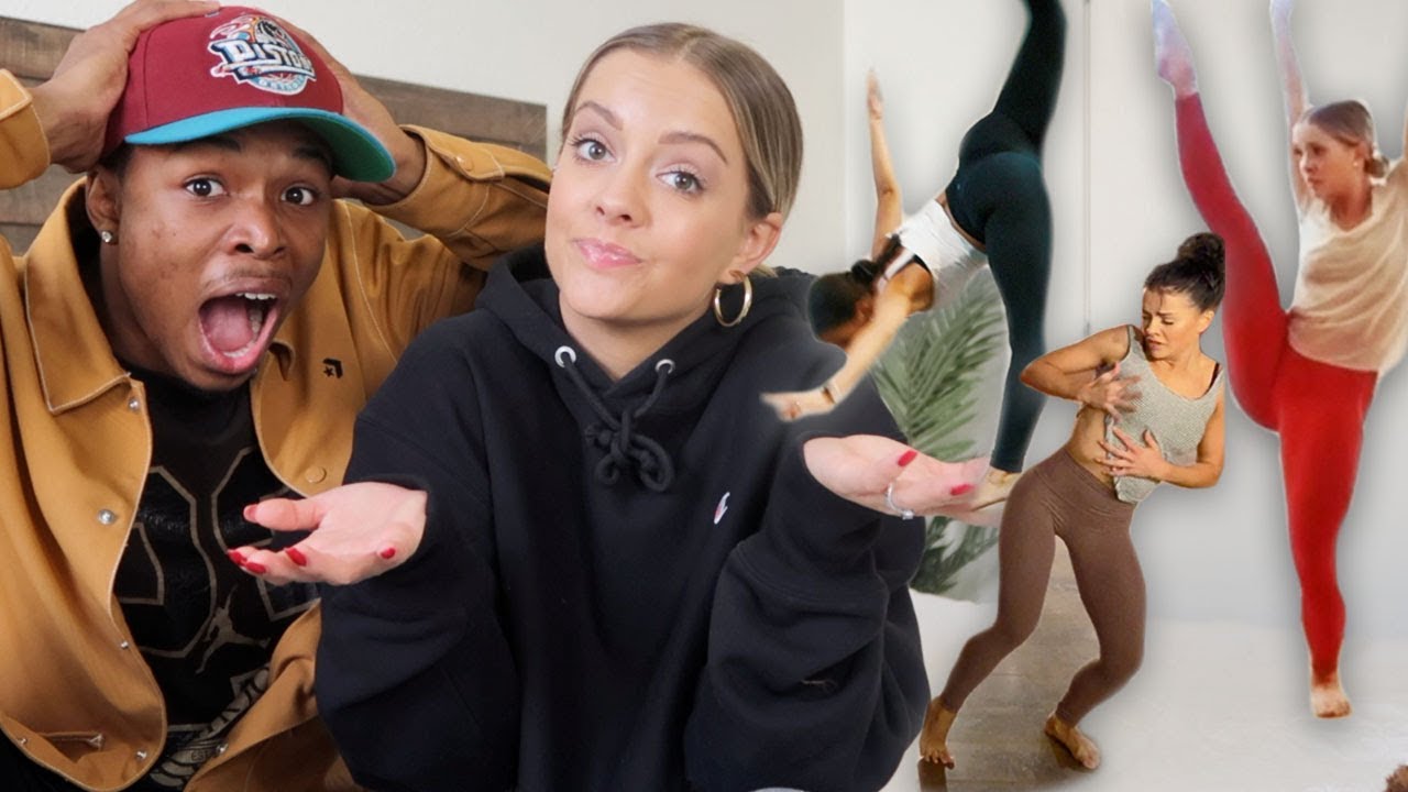 Reacting to Her IMPOSSIBLE Dance Videos!!! - YouTube
