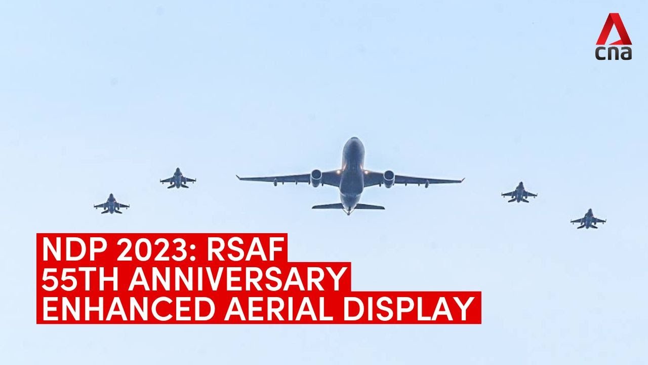 National Day Parade 2023: RSAF's 55th anniversary aerial display - YouTube
