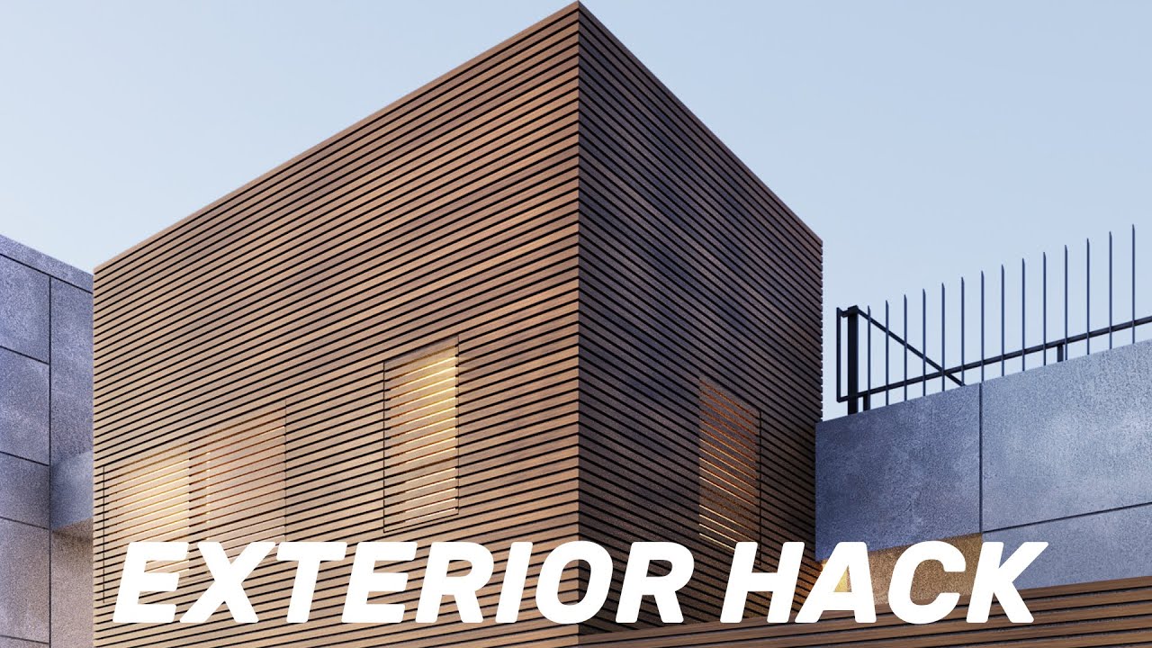 SketchUp to Blender | Exterior Hack | Architectural Visualization - YouTube